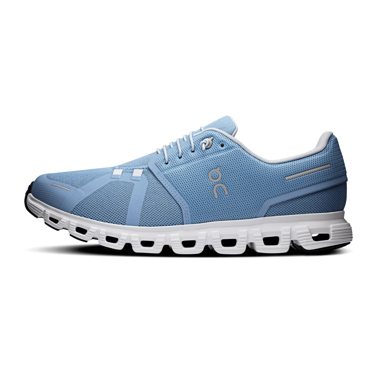 On Cloud 6 Chambray/White - Men's Lightweight Cushioned Sneakers