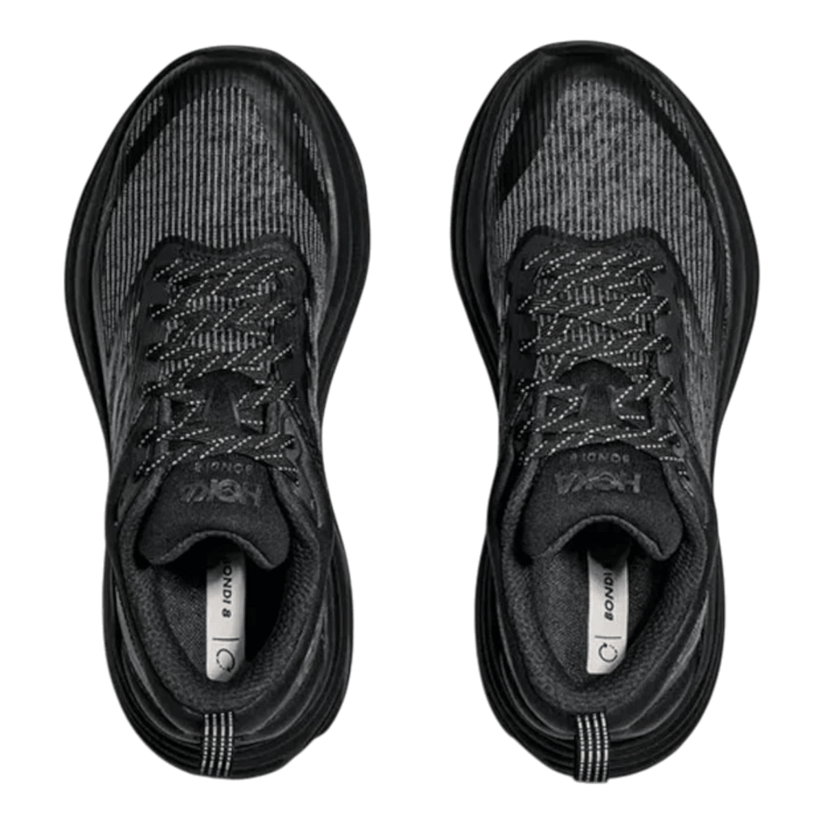 Hoka Bondi 8 Ts Caged Black/Black - Cushioned Running Shoes