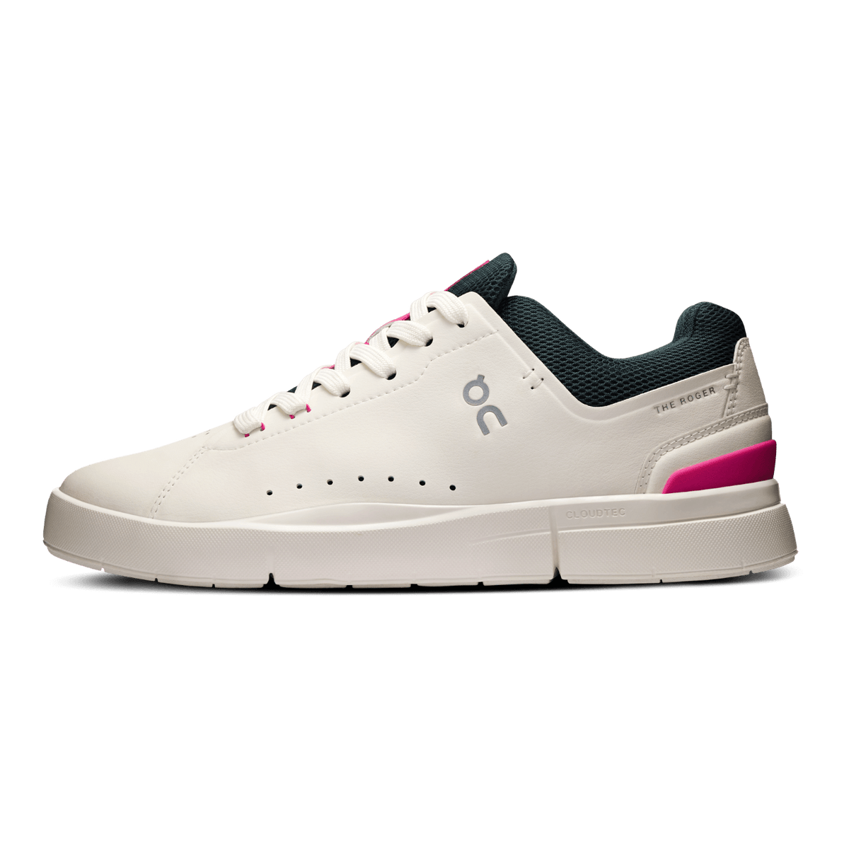 On Women's The Roger Advantage Ivory/Pin 3WD10652923