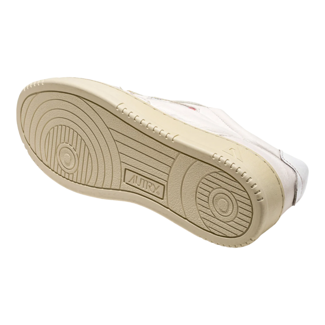 Autry Medalist Low White - Men's Vintage-Inspired Sneakers Autry Medalist Low White - Men's Vintage-Inspired Sneakers