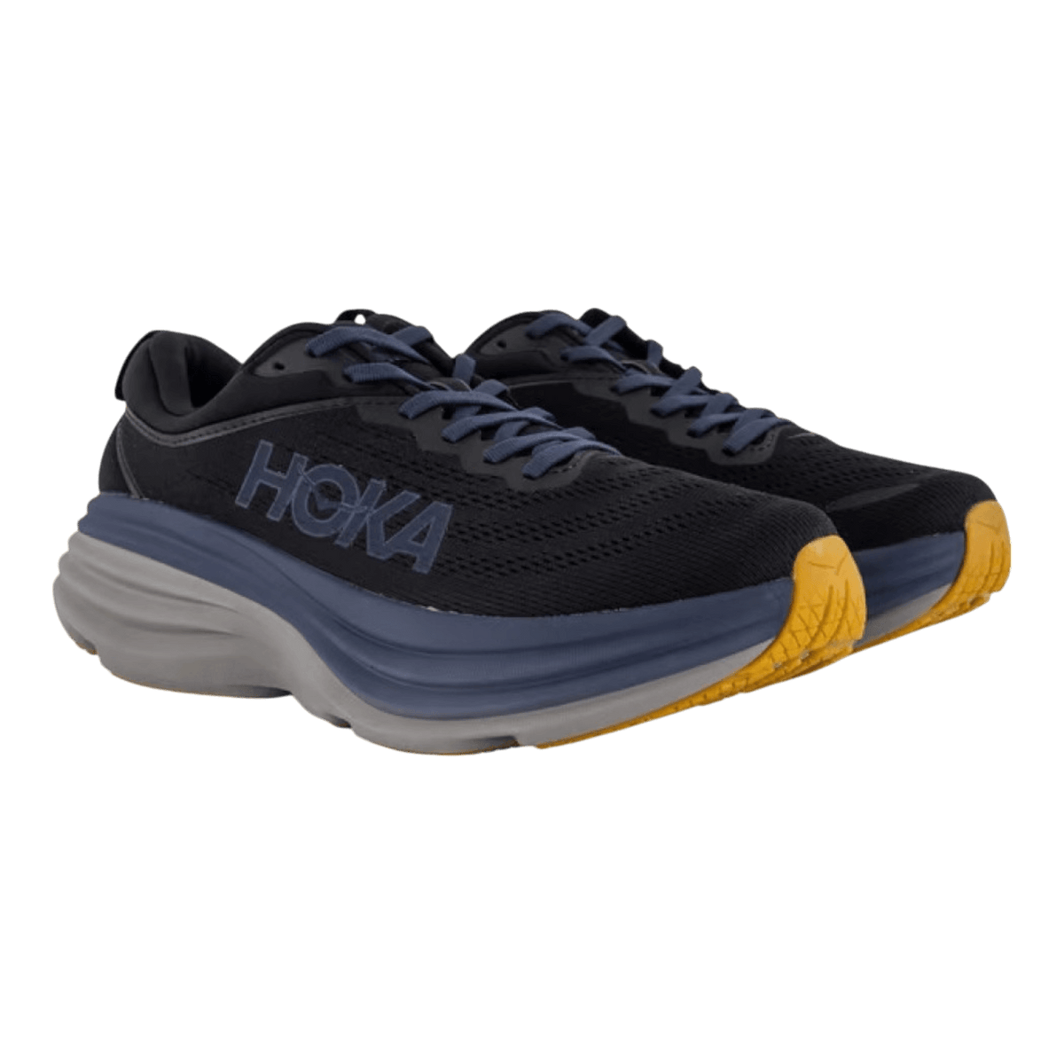 Hoka One Bondi 8 Black/Iron Ore 1123202-BCKRN