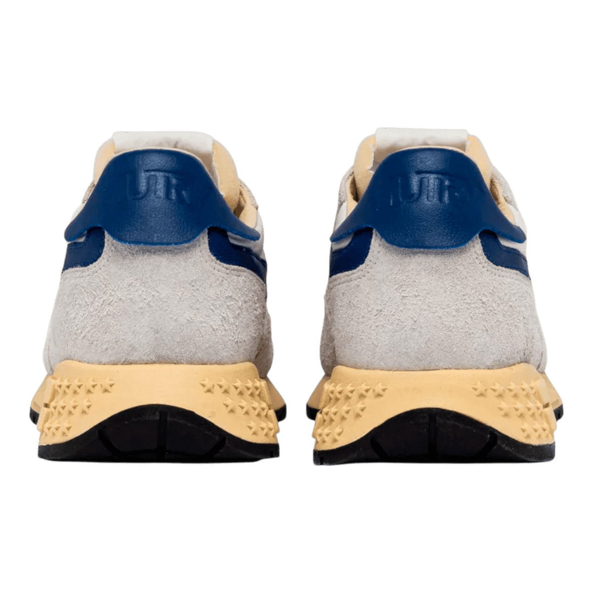 Autry Running Reelwind Low Man Suede White/Royal Blue WWLM-UT01